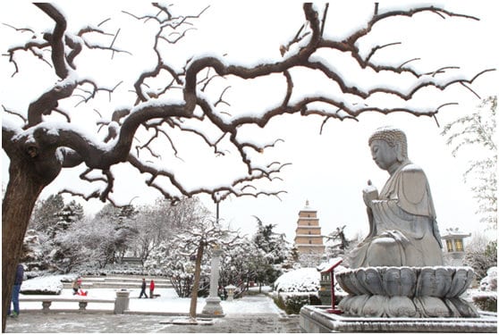 Nice Places to Appreciate Snow Scenery in Xian